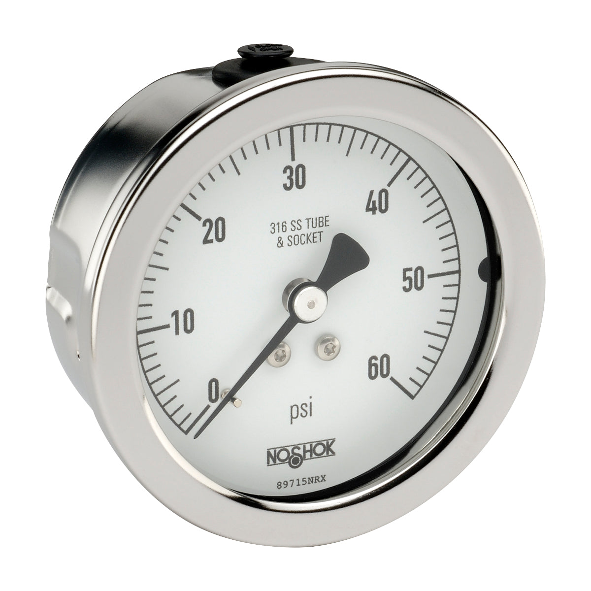 Noshok 25-410-30/60-psi Pressure Gauge | Blackhawk Supply