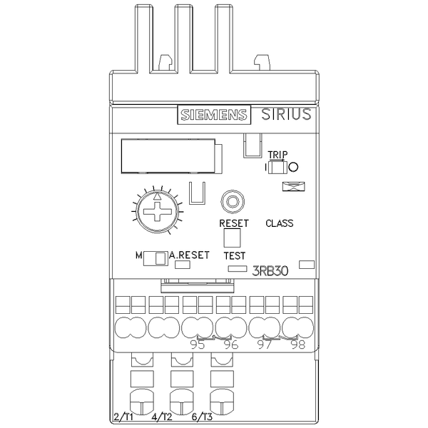 Siemens Electrical 3rb30162re0 Overload S.s. Cl20 S00 0.1-0.4a Spring ...