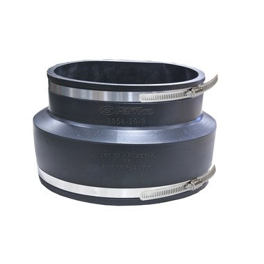 Fernco 1056-108 Coupling Flexible 10 X 8 Inch Cast Iron/plastic To Cast ...