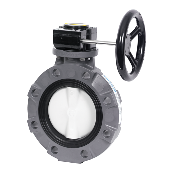 Hayward Byv14040a0vg000 4" Butterfly Valve W/pvc Body Pp Disc Fkm Liner ...