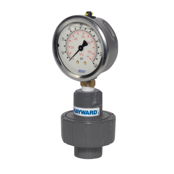 Hayward Gg5025x50 1/4" X 1/2" Pvdf Gauge Guard W/fpm Diaphragm ...