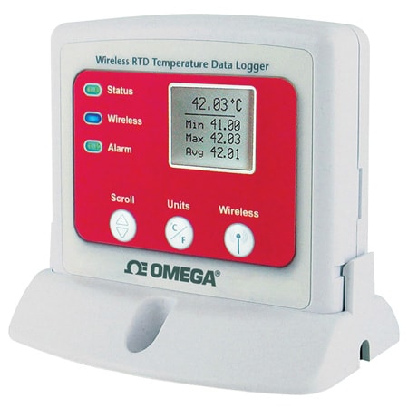 Omega Om-cp-rfrtdtemp2000a Wireless Rtd Temp Dl W/lcd Ce | Blackhawk Supply